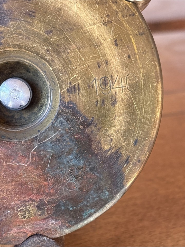 WW2 German Trench Art Ashtray MARKED 1940 PANZER TANK SHELL 88cm ...