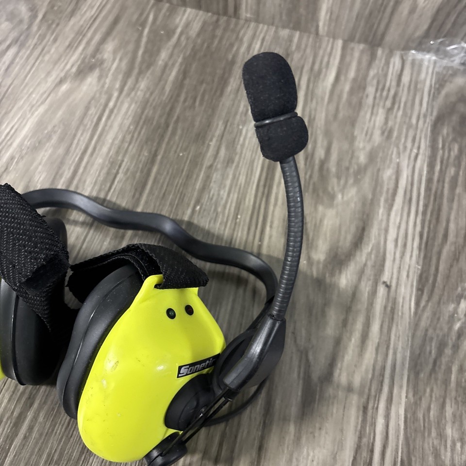 Sonetics APEX Series APX250 Wireless Neckband Headset Yellow #A3 | eBay