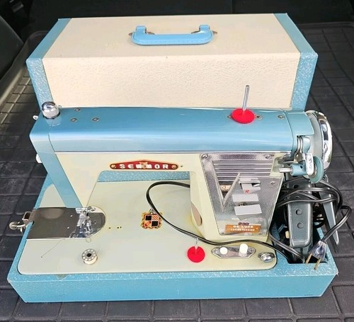 SEW MOR Sewmor De Lux 230 Sewing Machine With Case Working Condition | eBay