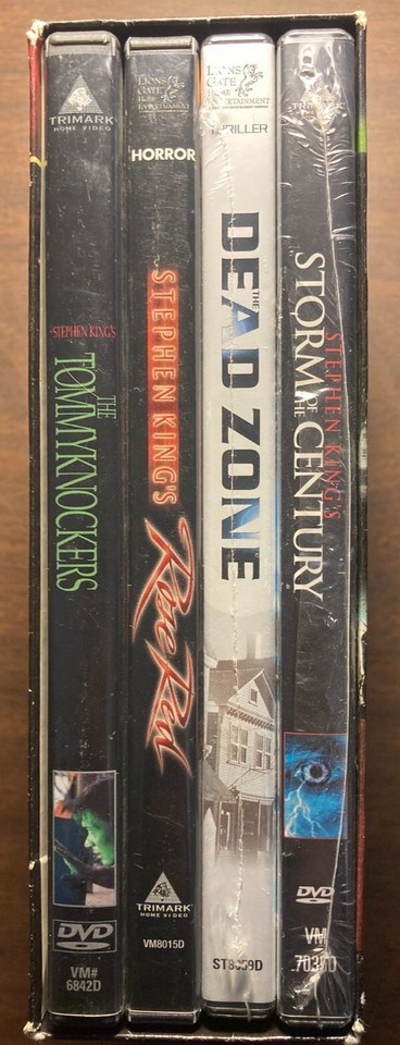 Stephen King Collection Fright Pack DVD 4-Pack (DVD, 2003, 5-Disc Set ...