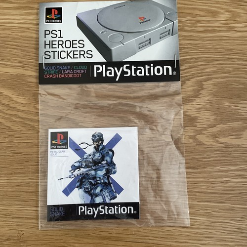 PS1 Limited Edition Heroes Stickers - New and Sealed in Original ...