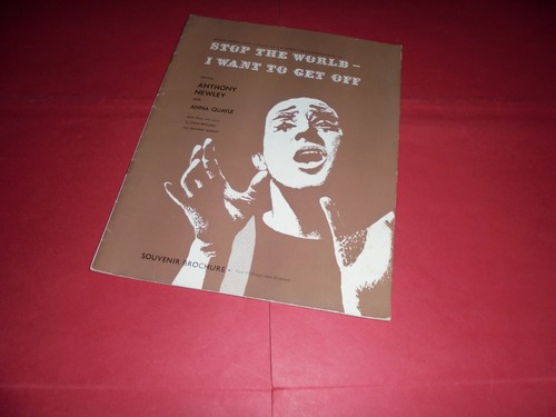 Anthony Newley Anna Quayle Marti Webb Stop The World 1961 UK Theatre ...