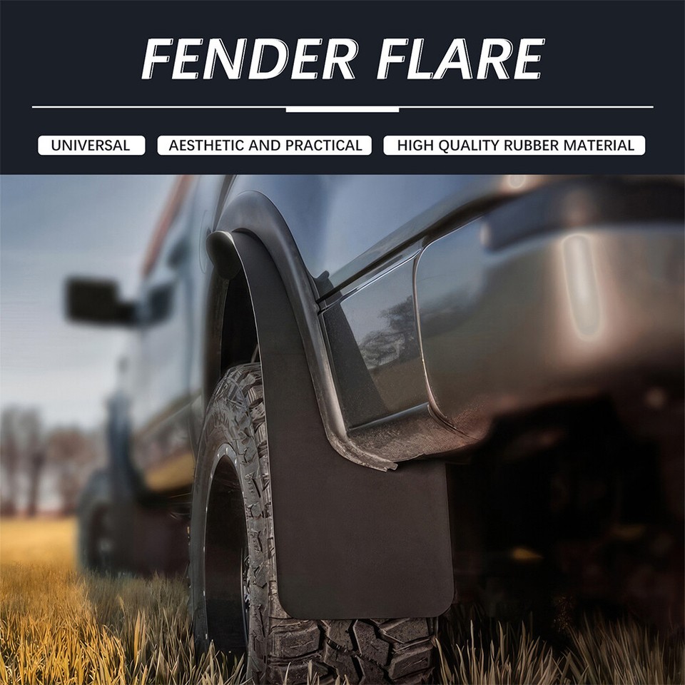 Car PP Flexible Car Fender Flare Arch Wheel Extra WideBody For Ford ...