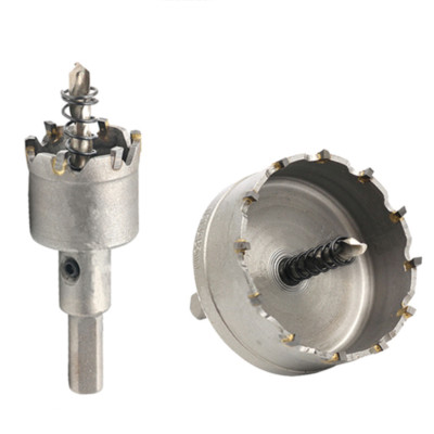 12mm-120mm Carbide Tip TCT Drill Bit Hole Saw Set Stainless Steel Metal ...