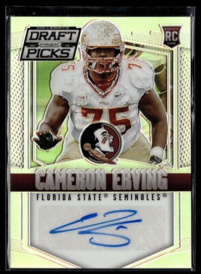 2015 PRIZM DRAFT SILVER ROOKIE AUTO CAMERON ERVING FL ST | eBay