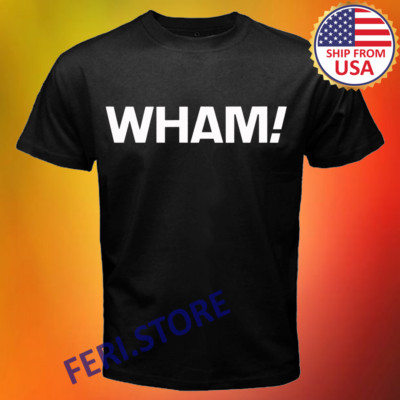 WHAM! WHAM Men's Black Size S to 3XL | eBay