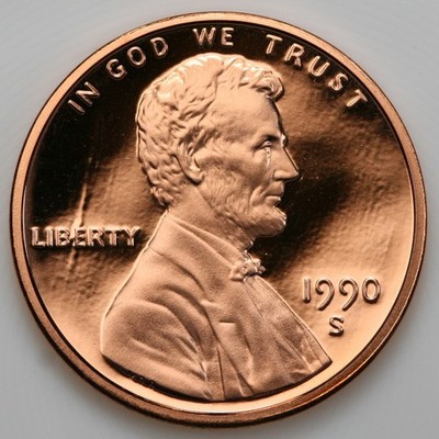 1990 S Gem DCam Proof Lincoln Memorial Penny Cent | eBay