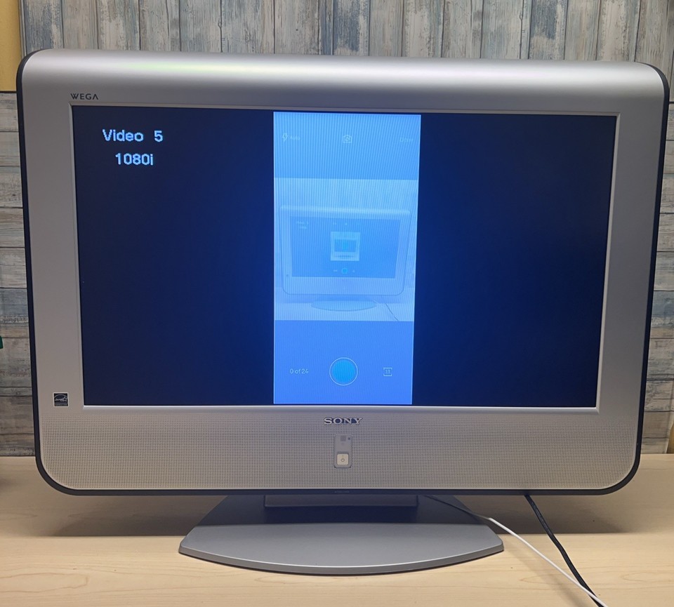 Sony Wega 32" LCD Retro Gaming Flat Panel Widescreen TV KLV-32M1 w ...