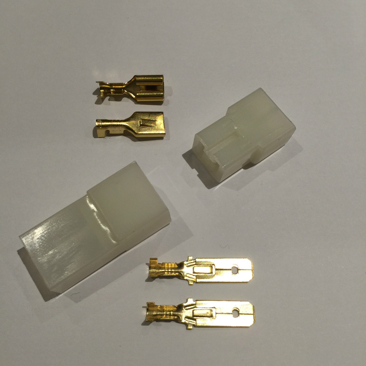 1 2 3 4 6 8 WAY PIN 6.3mm ELECTRICAL MULTI PLUG CONNECTOR TERMINAL ...