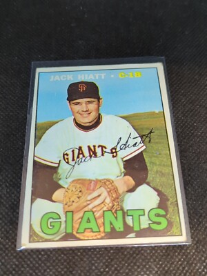 1967 TOPPS JACK HIATT SAN FRANCISCO GIANTS #368 | eBay