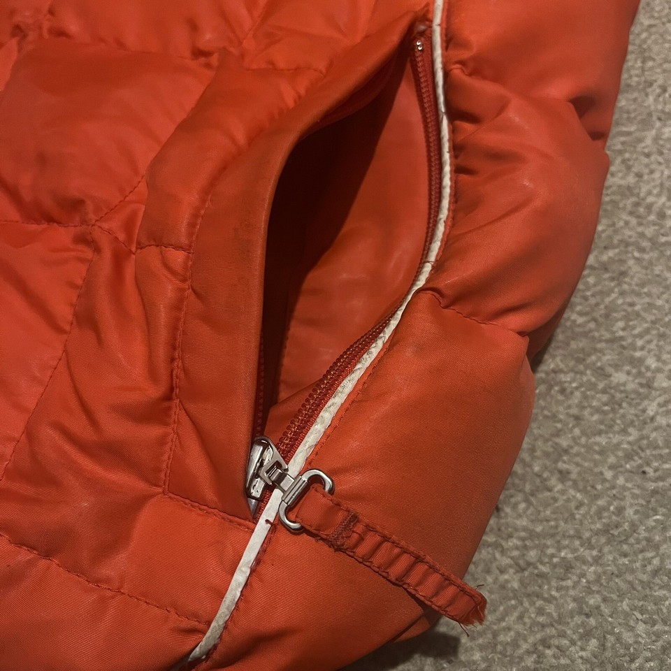 Vintage Scuderia Ferrari 2002 F1 Team Issue Fila Puffer Jacket Coat Red ...