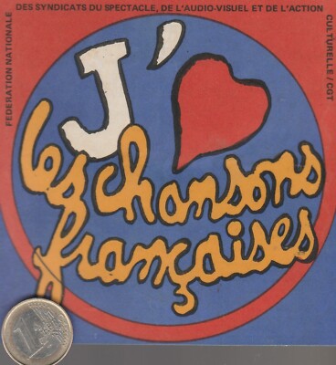 Autocollant. Syndicat. CGT SPECTACLE et AUDIO VISUEL | eBay