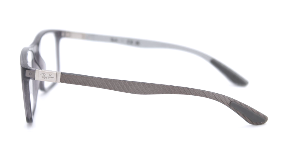 New Ray-Ban Reading Glasses RB 8908 8061 55-18 Grey Carbon-fiber Frames ...