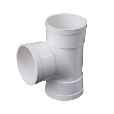 50-200mm PVC Drainage Pipe T-Shape Tee 3-Way Connector Adapter Drain ...