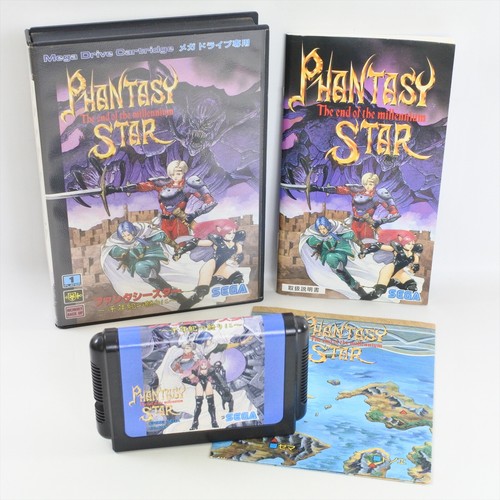 PHANTASY STAR IV 4 The End of the Millennium Mega Drive Sega 2040 md | eBay