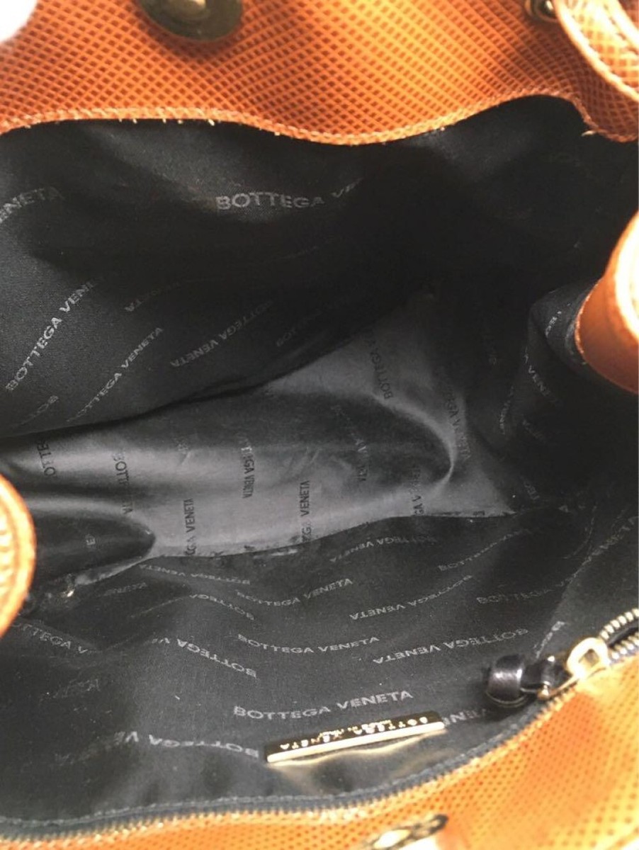 Bottega Veneta PVC Leather Black Brown Unisex Vintage Bottega Veneta PVC Leather Black Brown Unisex Vintage