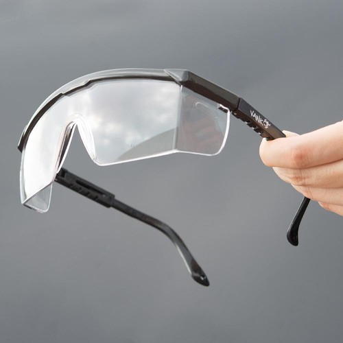 VAWiK work spectacles Glasses Clear lens Black frame Anti-Scratch 12 ...