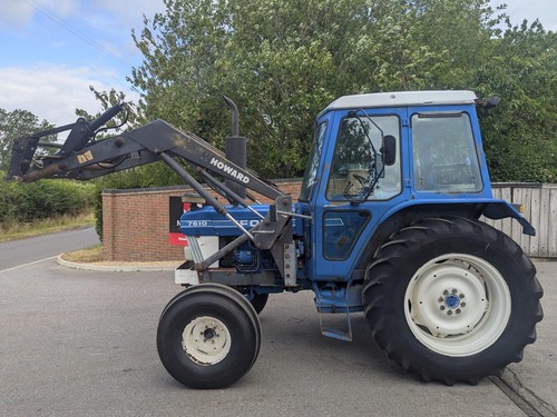 FORD 7610 LOADER TRACTOR - 1982 YEAR, 7K HOURS, 2 SPOOLS | eBay UK