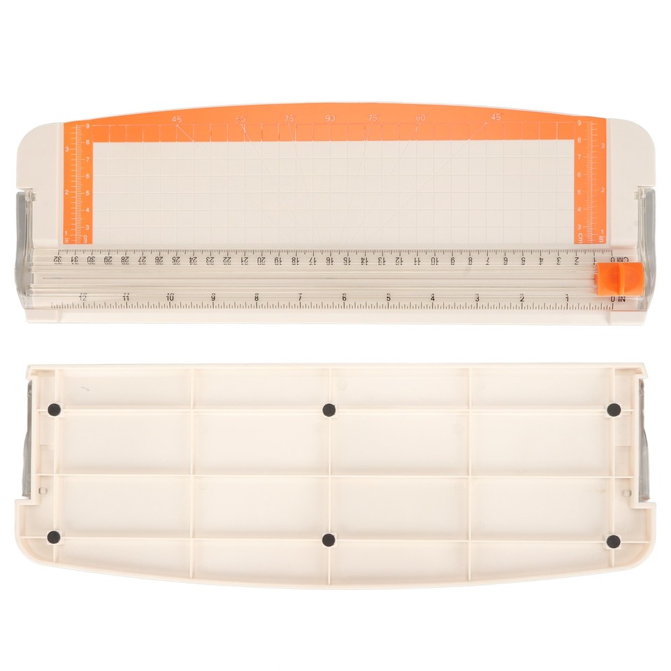 Small Paper Cutter A4 Cutting 12.6in Ruler Paper Trimmer For Office ...