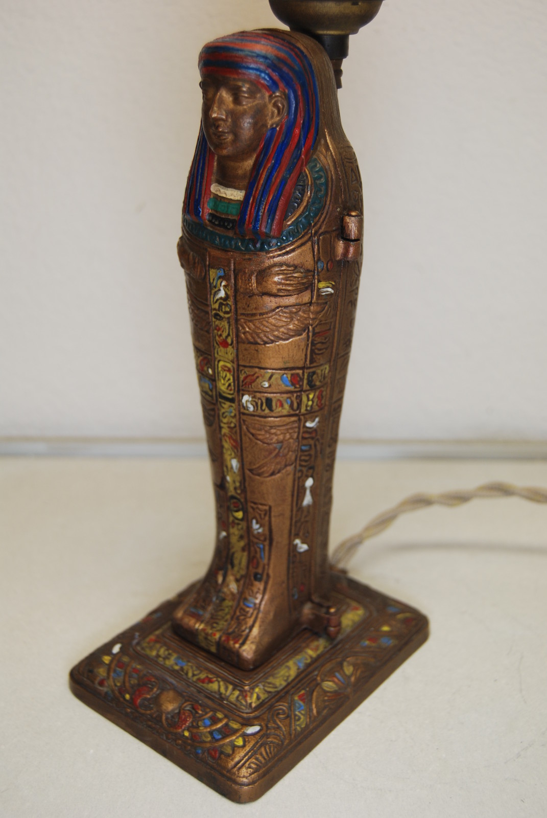 ANTIQUE OLD ART DECO NOUVEAU ARONSON TIFFANY MUMMY EGYPTIAN REVIVAL ...