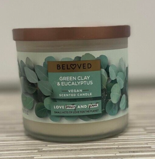 Beloved+Green+Clay+and+Eucalyptus+Vegan+Scented+Candle+-+15oz for sale ...