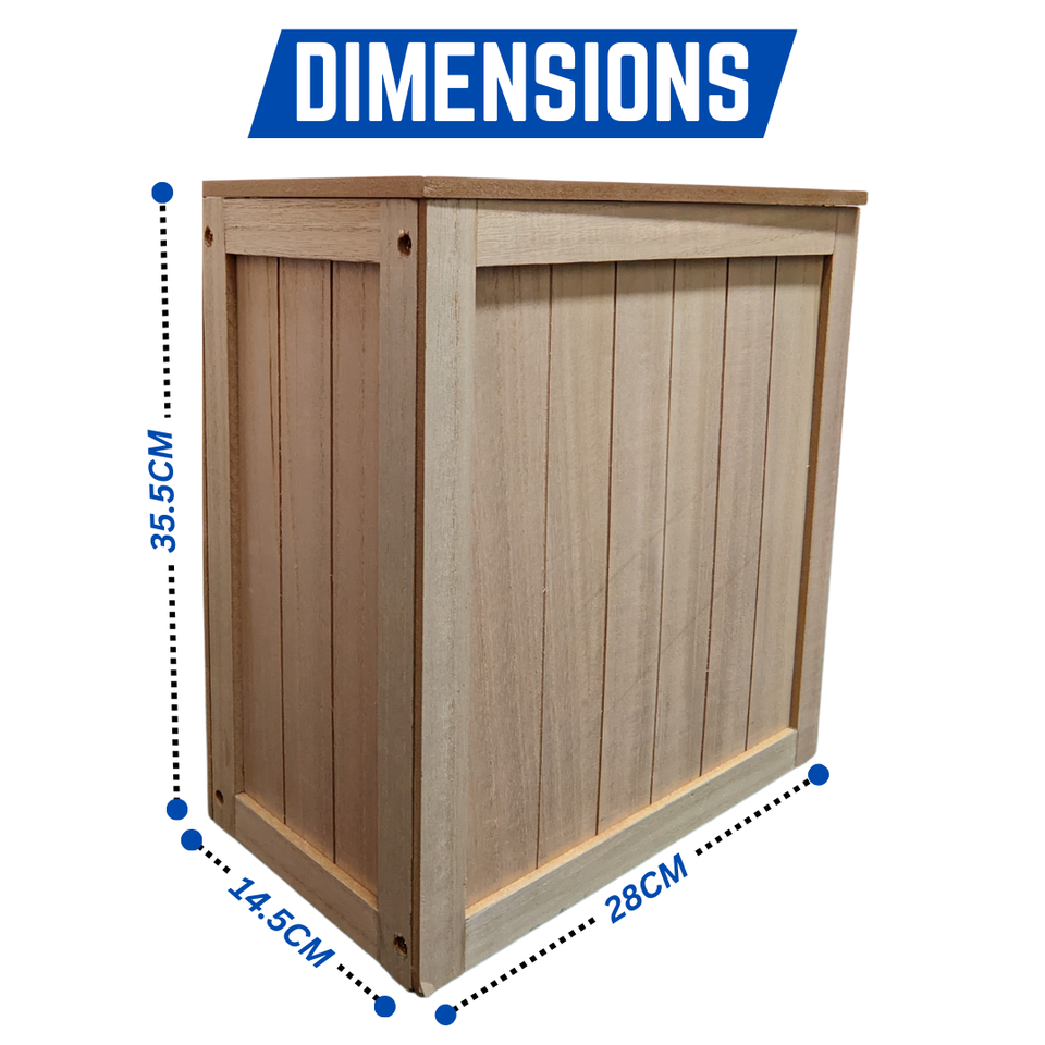 Slimline Wooden Multi purpose Bathroom Storage Unit With Lid Toiletry ...