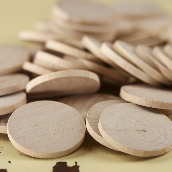 Unfinished Wood 1-1/4 inch Round Disc Cutouts | eBay