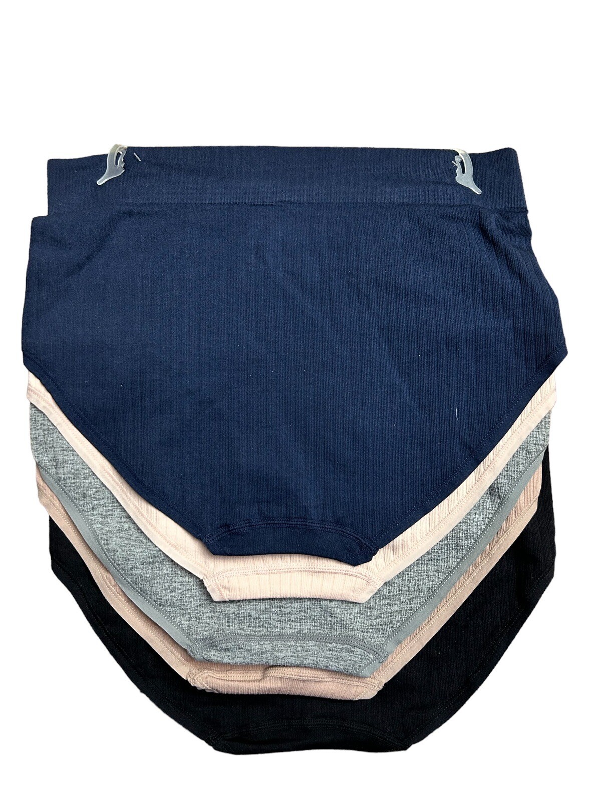 5 NAUTICA NT3538 5PKC SUPER SOFT MF SIGNATURE HIGH WAIST BRIEF PANTIES ...