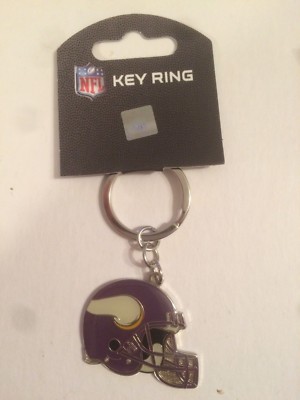 NEW Minnesota Vikings Helmet Key Ring - Key Chain - NFL | eBay