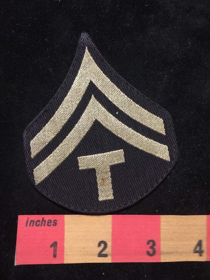 Military Patch - Rank Insignia With A T On It 87NG | eBay