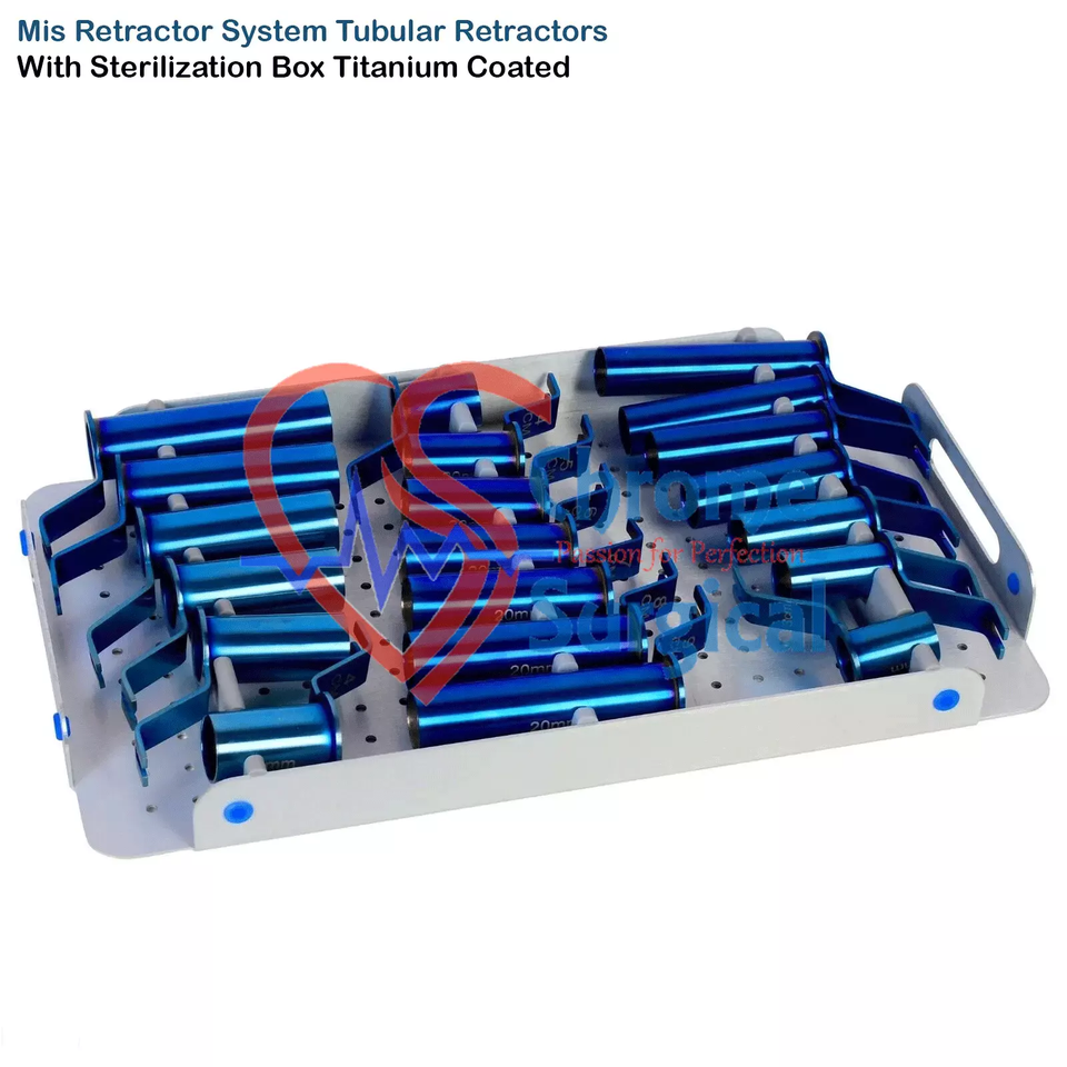 Mis Tubular Retractor Spine System Set with Sterilize Box Titanium ...