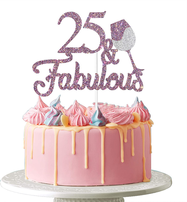 Happy Birthday Cake Pink 25