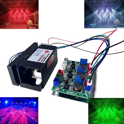 RGB 3W Stage Laser 638nm/525nm/445nm Red/Green /Blue Color Laser Module ...
