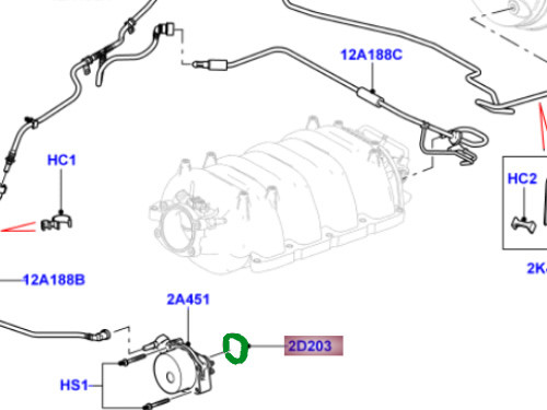 LAND ROVER VACUUM PUMP SEAL 5.0L & 5.0L SC V8 & 3.0L SC V6 NEW LR012685 ...