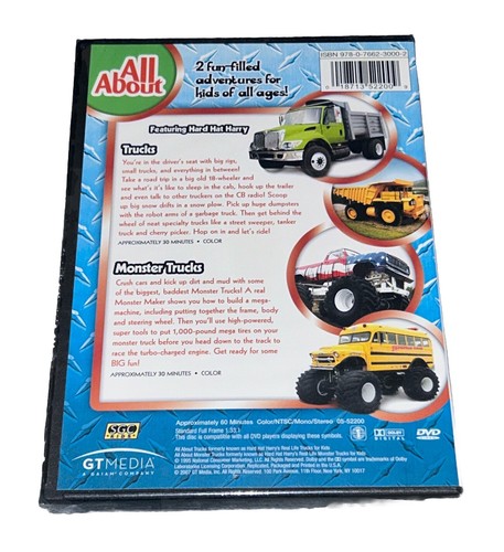 All About Trucks & Monster Trucks (DVD) NEW SEALED!!! | eBay