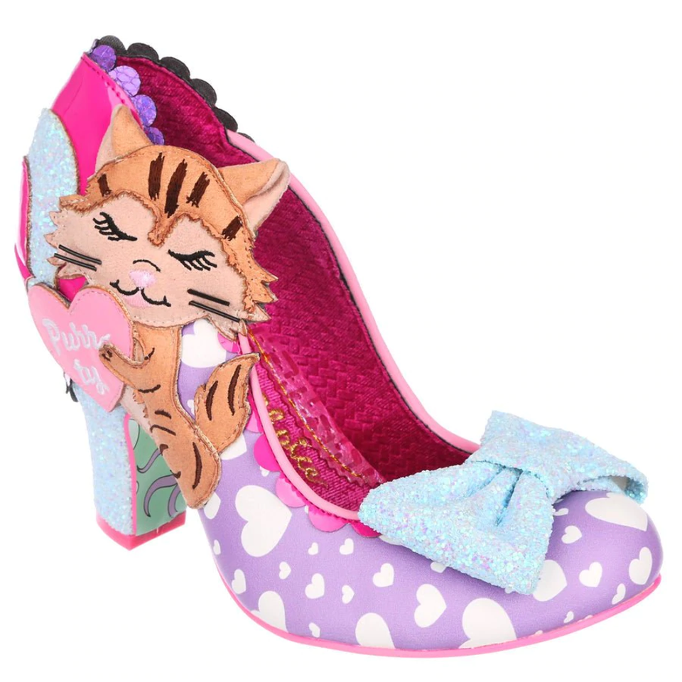 Smitten Kittens - Lilac Irregular Choice Cat Heels Vintage | eBay