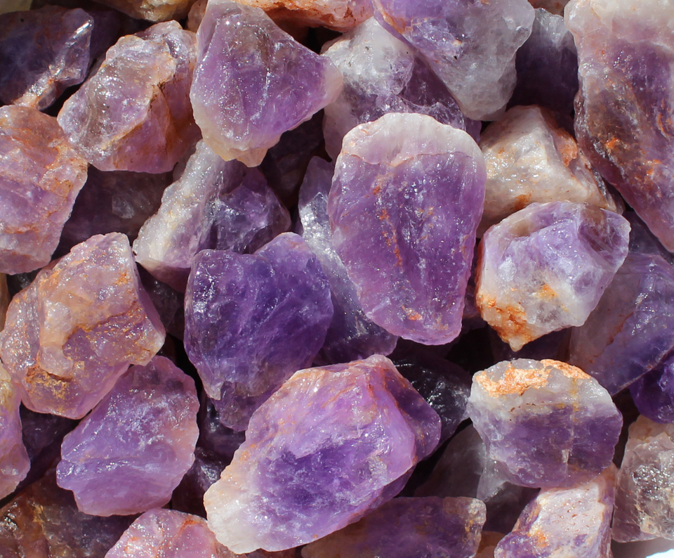 Amethyst from Brazil - Large Rough Rocks for Tumbling -Bulk Wholesale ...