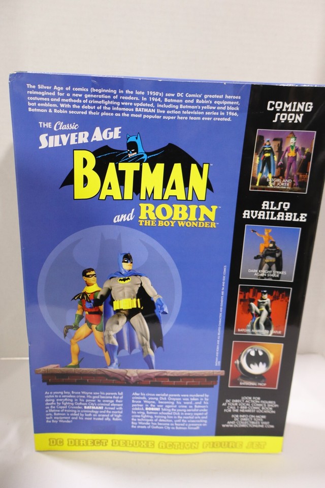 DC Direct Classic Silver Age Batman and Robin Action Figures 6" Deluxe ...