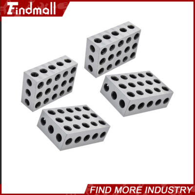 2 Matched Pair 2-4-6 Blocks 23 Holes .0002" Machinist Precision 246 Jig ...