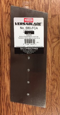 Gundlach 680-FCA Versablade Flooring Trowel Blade | eBay