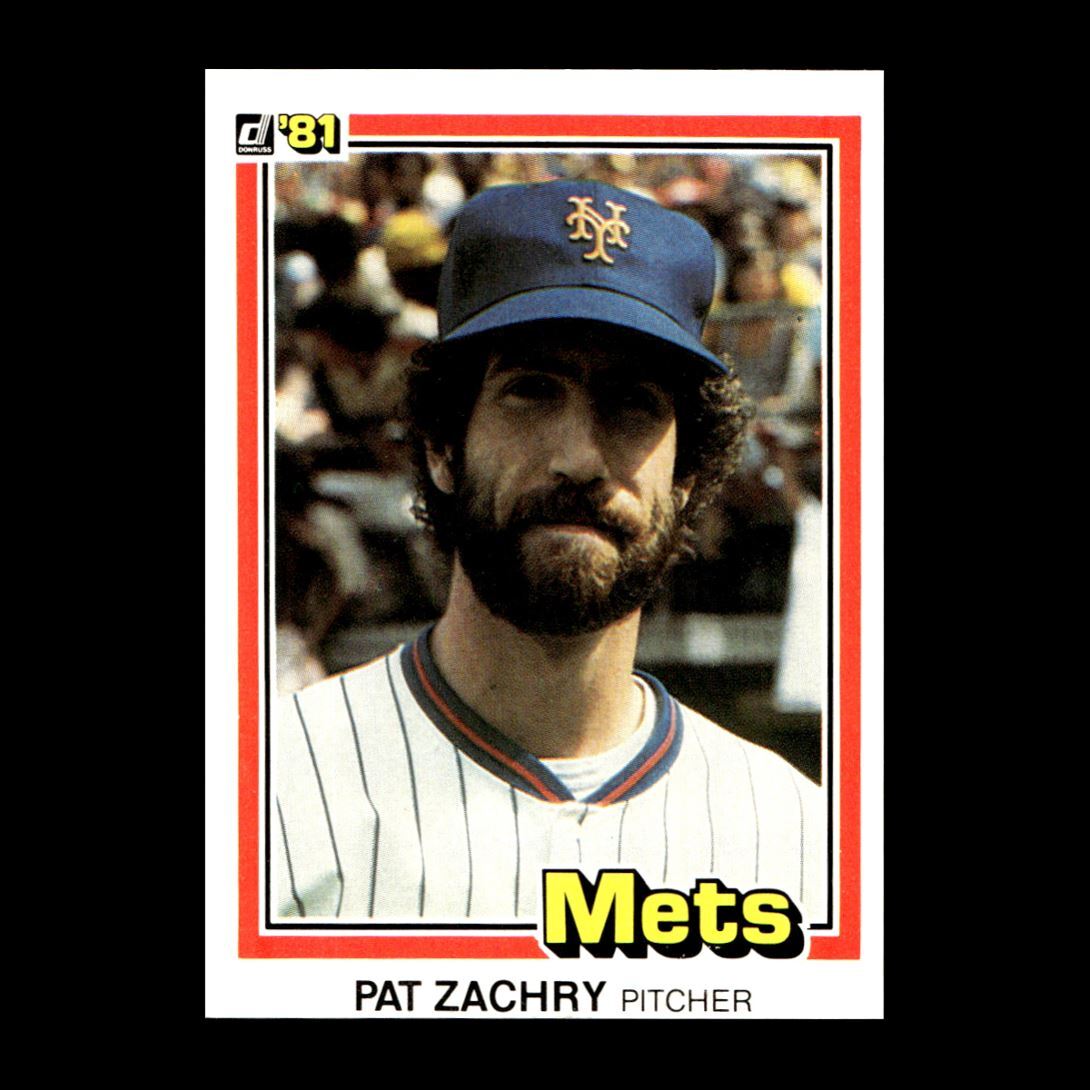 Pat Zachry 1981 Donruss New York Mets #275 NM+ Vintage! | eBay