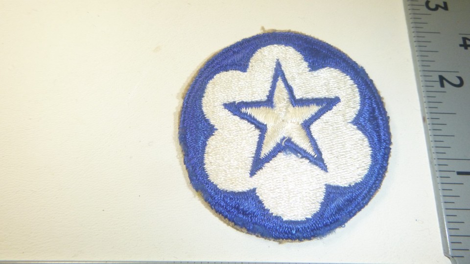 A World War 2 U S Army ASF Training Center Units Cut Edge White Back ...