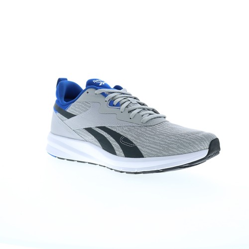 Reebok Runner 4 4E Mens Gray Canvas Extra Wide 4E Athletic Running ...