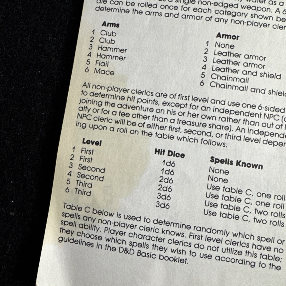 Dungeons & Dragons Module B1 In Search of the Unknown TSR 9023 | eBay