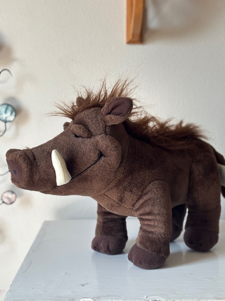 Build-A-Bear Workshop Disney THE LION KING PUMBA PUMBAA Plush 17” BABW ...