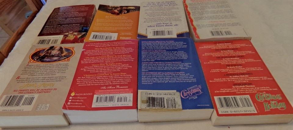 Christmas Romance Lot of 8 Paperbacks Historical Regency Modern 38 ...