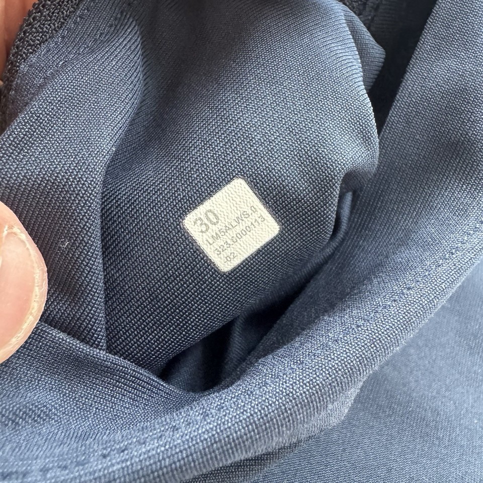 Lululemon Mens Size 30 x 28 ABC Warpstreme Navy Blue Pants Stretch ...