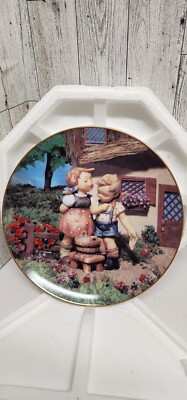 Danbury Mint M J Hummel "Squeaky Clean" Boy And Girl Plate LP2369 ...