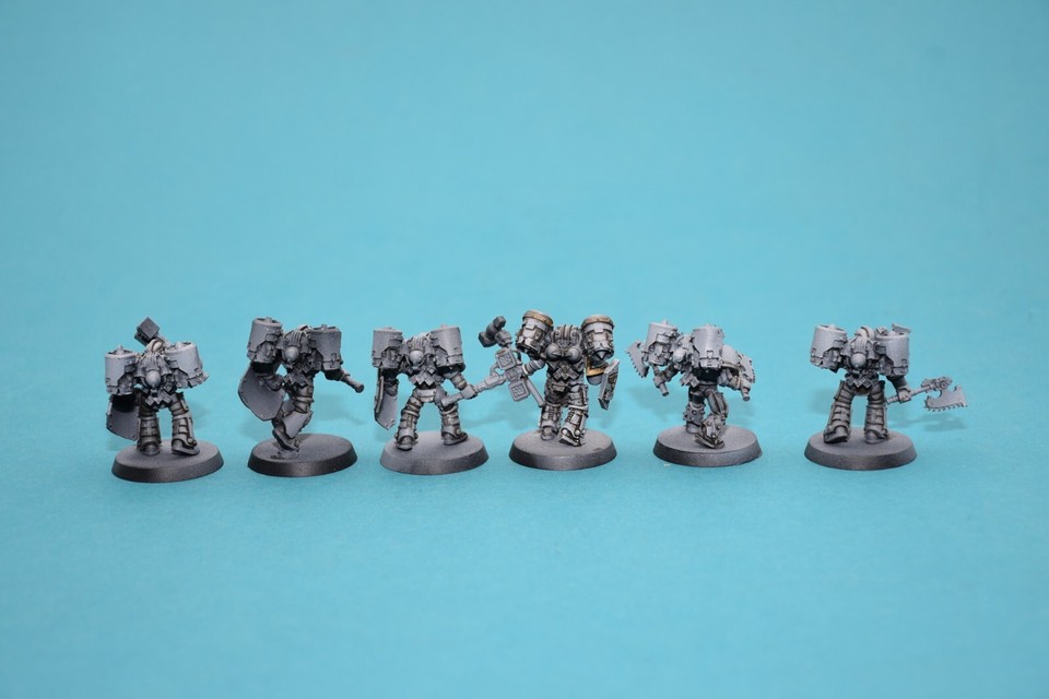 Warhammer 30k/40k MKII Space Marine Assault Squad MK2 OOP Painted | eBay