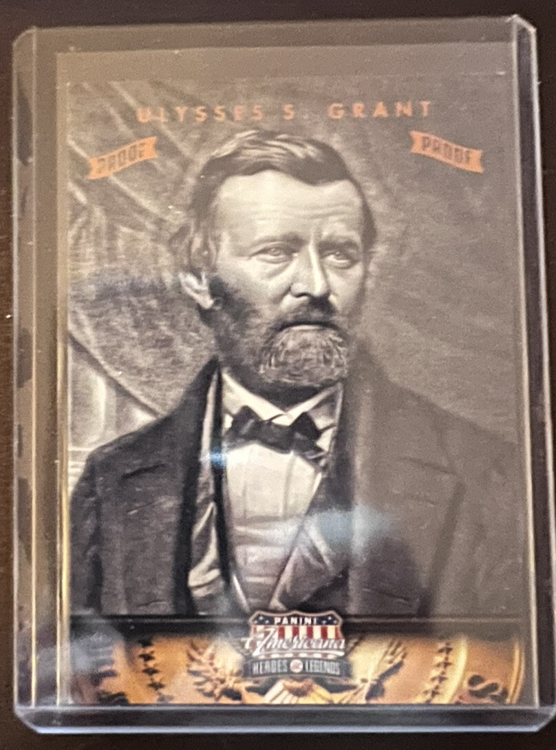 2012 Panini Americana Ulysses S. Grant Bronze Proof #'d 081/100 | eBay